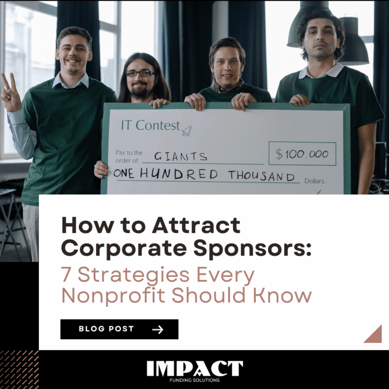 How to Attract Corporate Sponsors - Impact Funding Solutions
