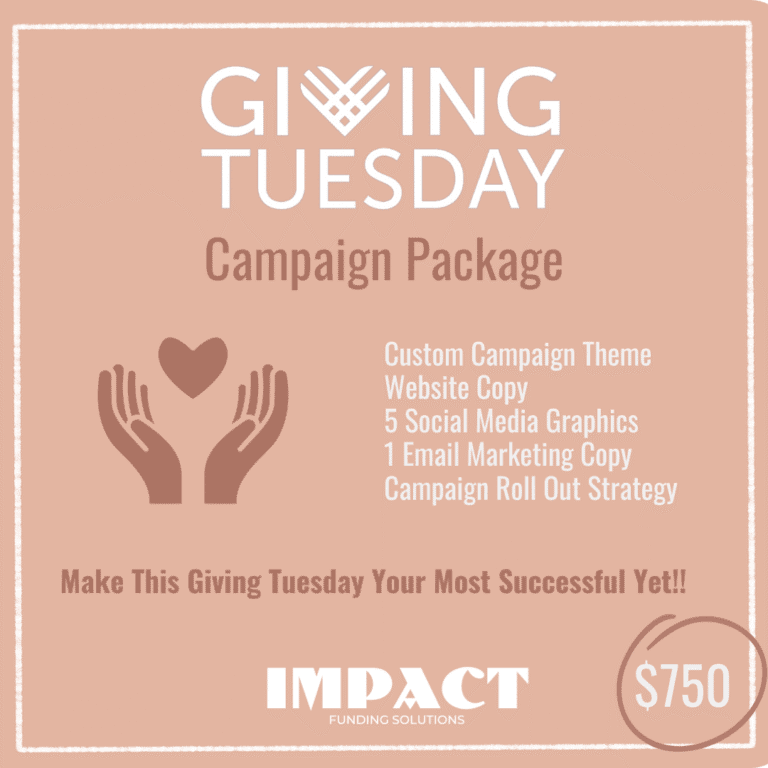 Giving Tuesday Campaign Package - Impact Funding Solutions